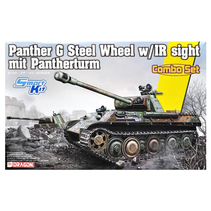 Tank / Panzer "Panther" G steel wheel w/IR sight - DRAGON 6941 - 1/35