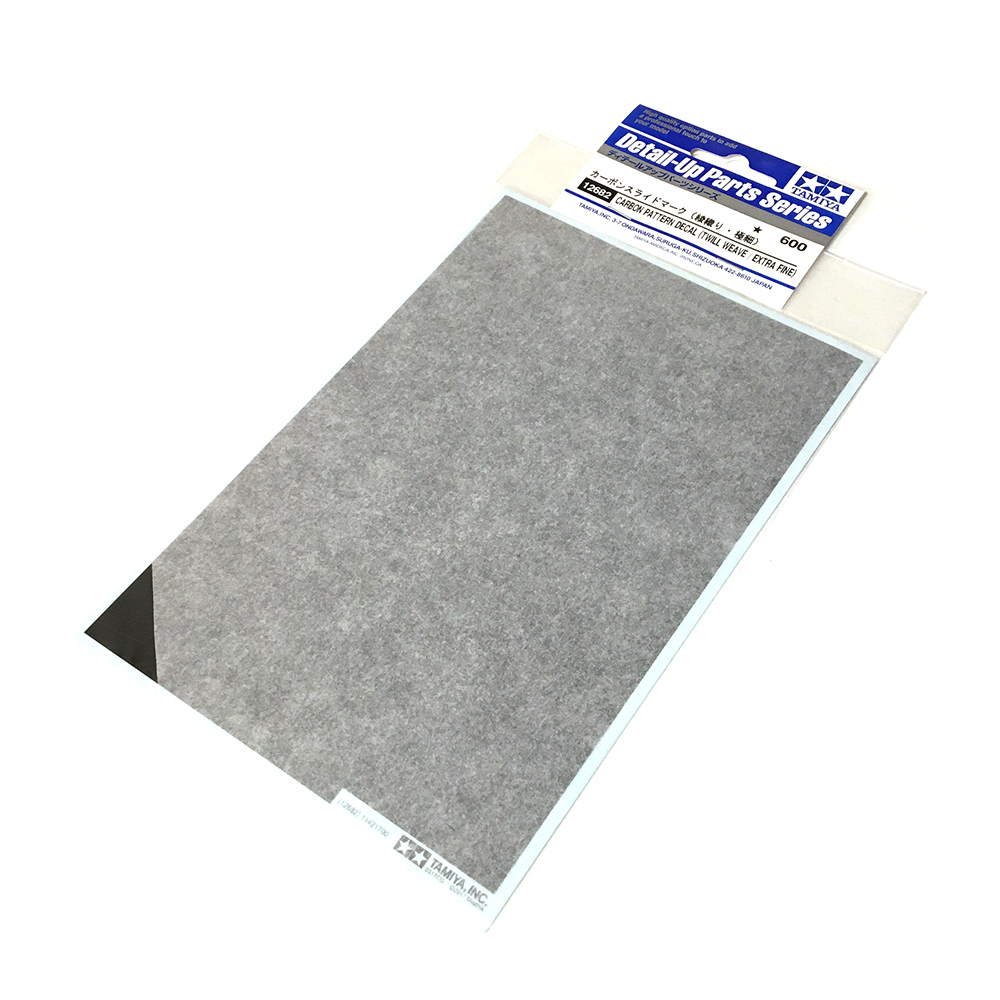 Décalcomanie Aplat Carbone Tr.Croisée/Ext.fin 130x190mm - TAMIYA 12682