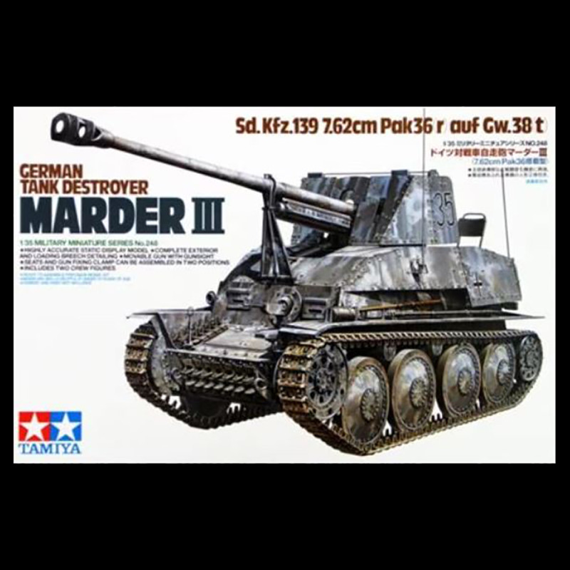 Tank Allemand, Marder III - TAMIYA 35248 - 1/35
