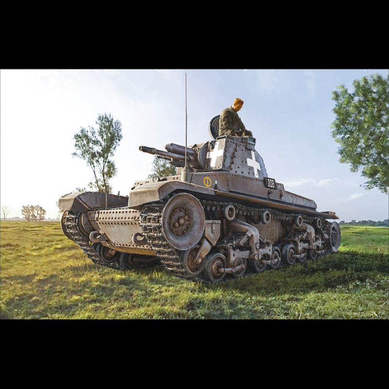Tank Léger Allemand, Pz. Kpfw. 35t - ITALERI 7084 - 1/72