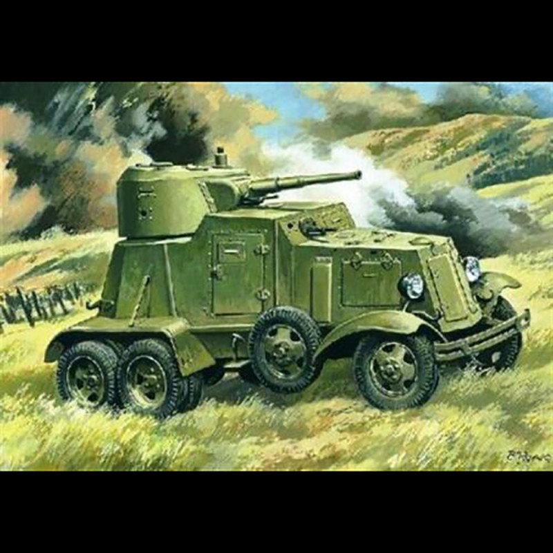 Véhicule Blindé / Armé, BA-6M - UM 362 - 1/72