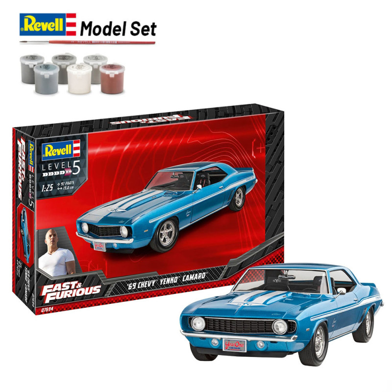 Camaro Yenko 1969 "FF2" Model Set - REVELL 67694 - 1/25.