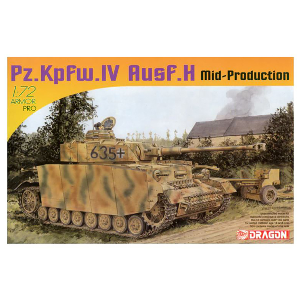Tank Panzer IV Pz.Kpfw.IV Ausf.H Production moyenne - DRAGON 7279