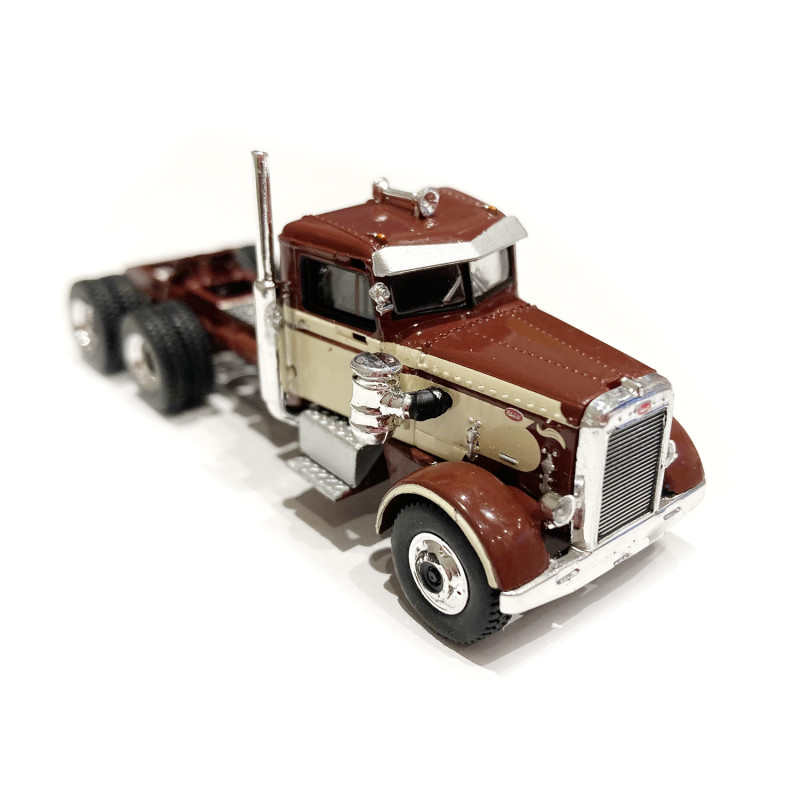 Camion Peterbilt 281, marron / crème - Brekina 85757