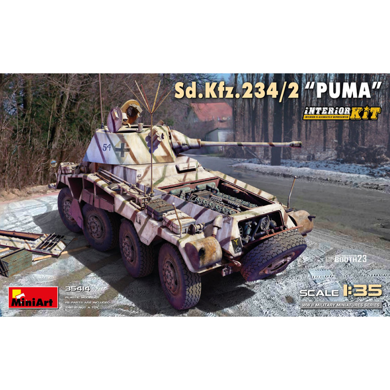 Sd.Kfz. 234/2 Puma. Kit Intérieur - WWII Military Miniatures Series ...