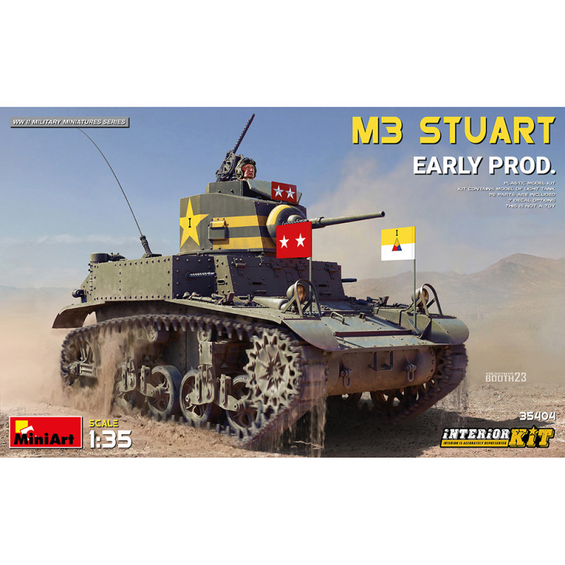 Kit intérieur M3 Stuart Première Production, WW II Military Miniatures ...